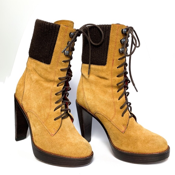 Cole Haan | Shoes | Cole Haan X Nike Stephanie Tan Suede Lace Up ...